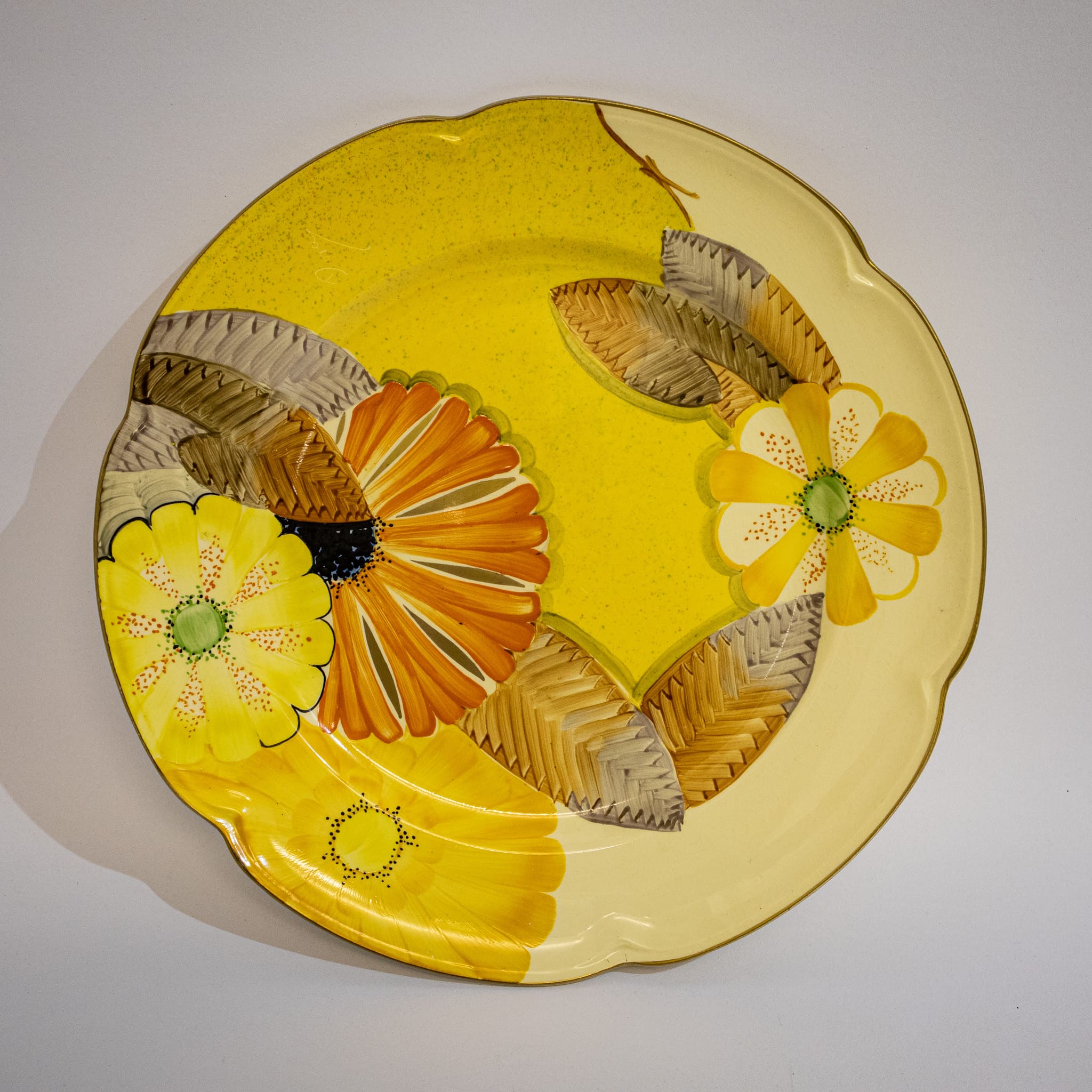 Large Art Deco Grays Plate | Newark Antiques & Interiors